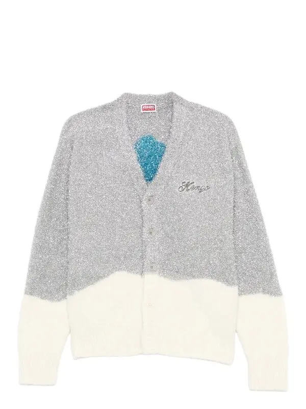Kenzo Grey Knitwear Cardigan - Gray