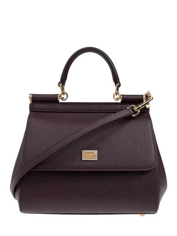 Dolce & Gabbana Sicily Medium Handbag - Red