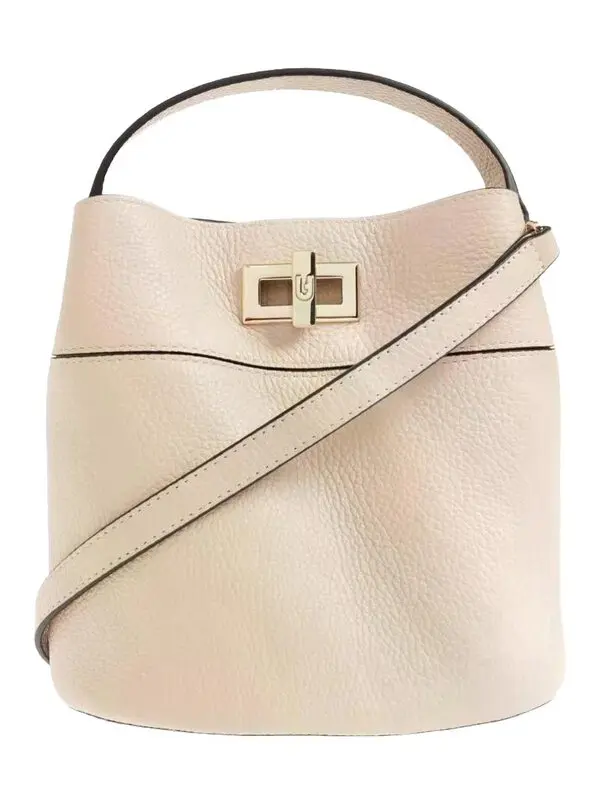 Furla Amelia Leather Bucket Bag - Neutrals