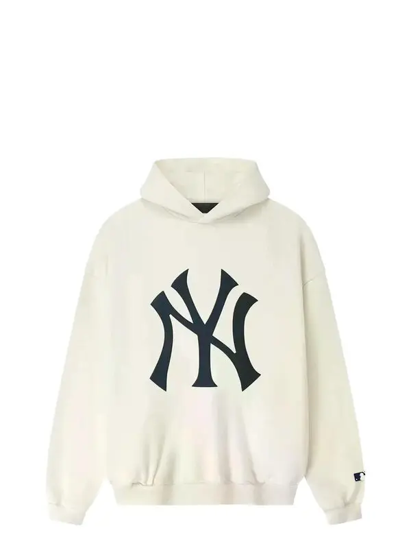 Fear Of God New York Yankees Logo Hoodie - Neutrals
