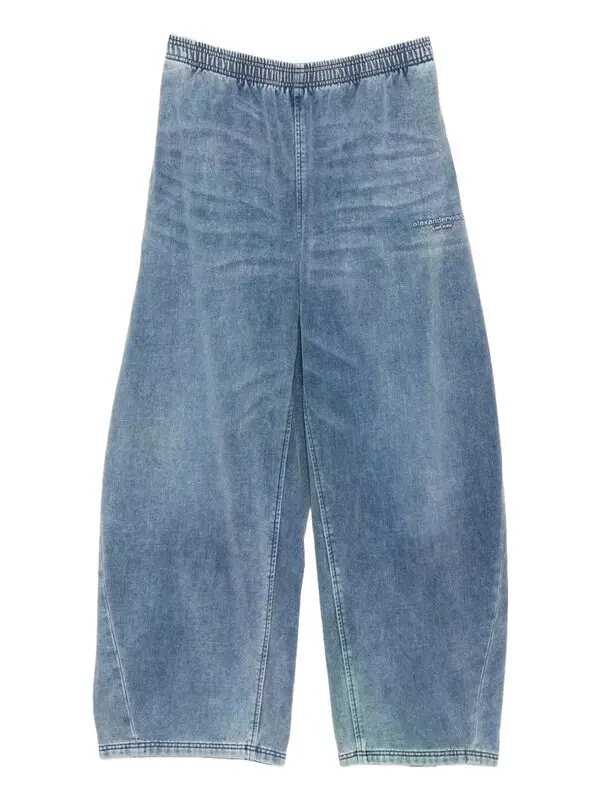 Alexander Wang Brushed Denim Track Pants - Blue