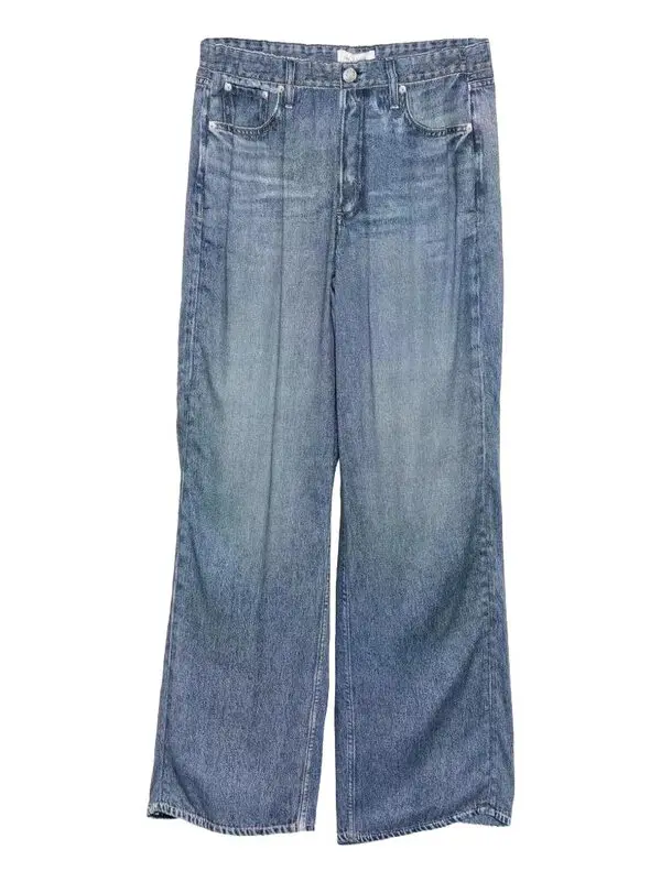 Rag & Bone Miramar Slink Wide-leg Pants - Blue