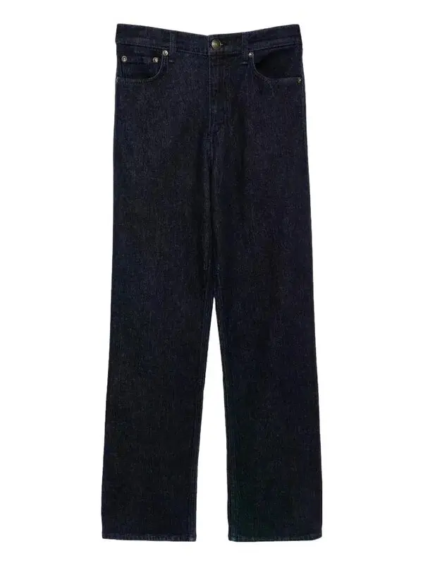 Rag & Bone Shea Ankle Relaxed Straight Jeans - Blue