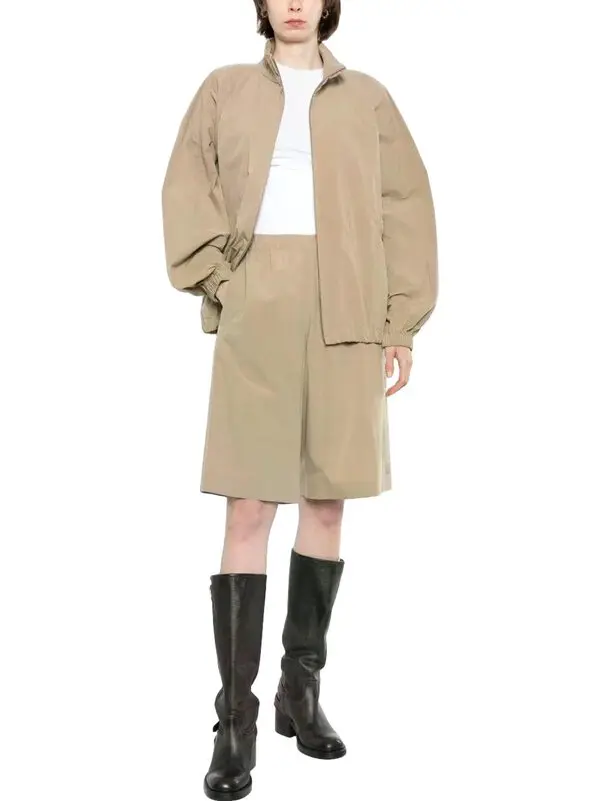 Alexander Wang Perforated Logo Track Jacket - Neutrals
