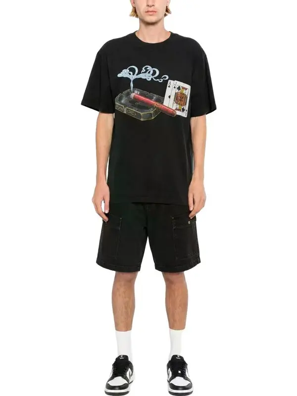 MELT Graphic-print T-shirt - Black