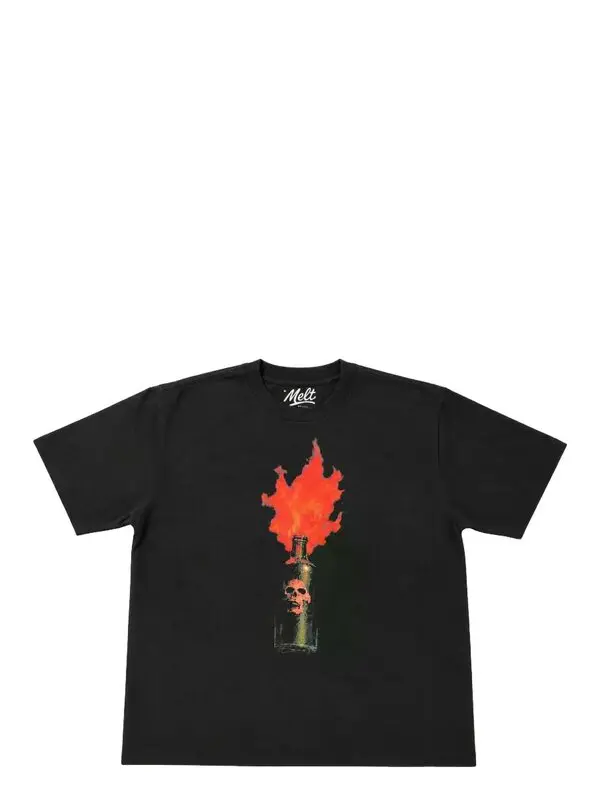 MELT Graphic-print T-shirt - Black