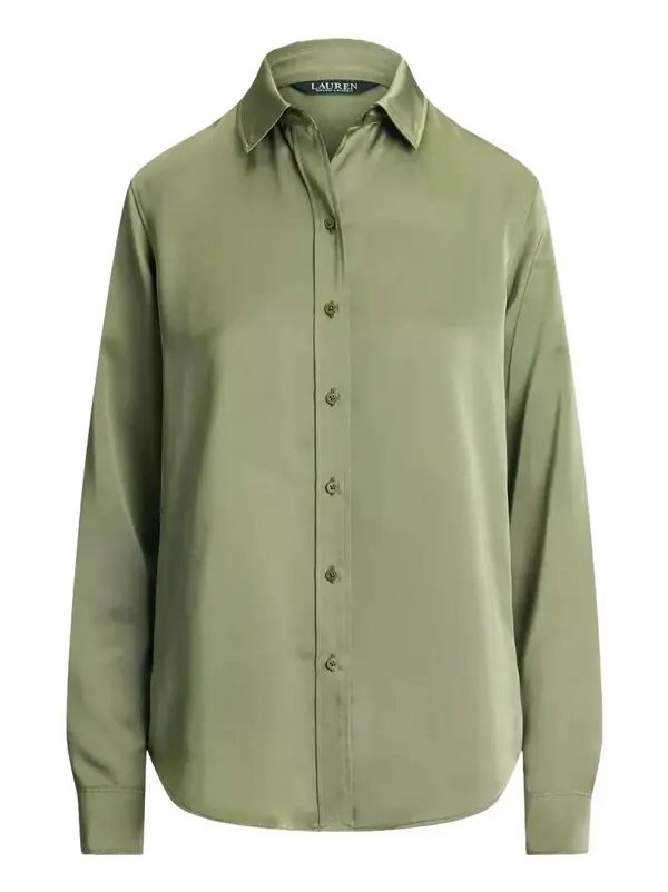 Ralph Lauren Satin Shirt - Green