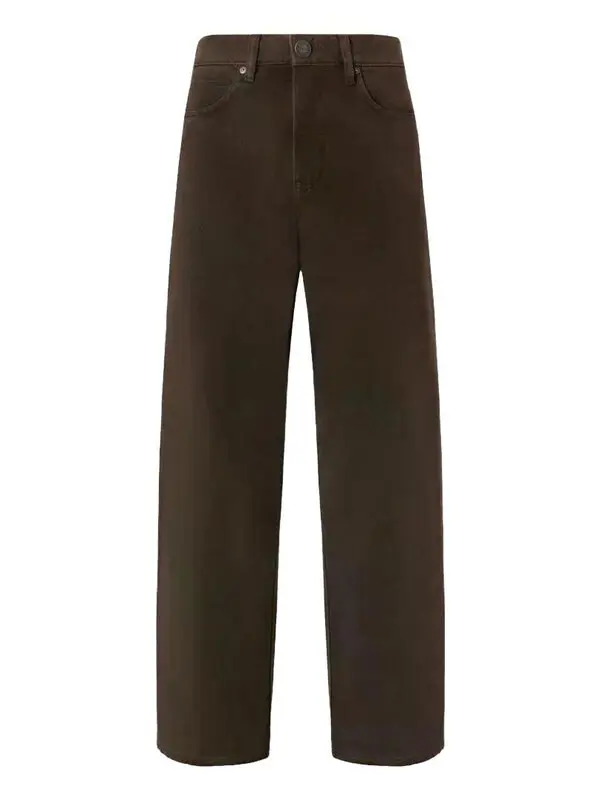 Pinko Straight-leg Dark Cotton Jeans - Brown
