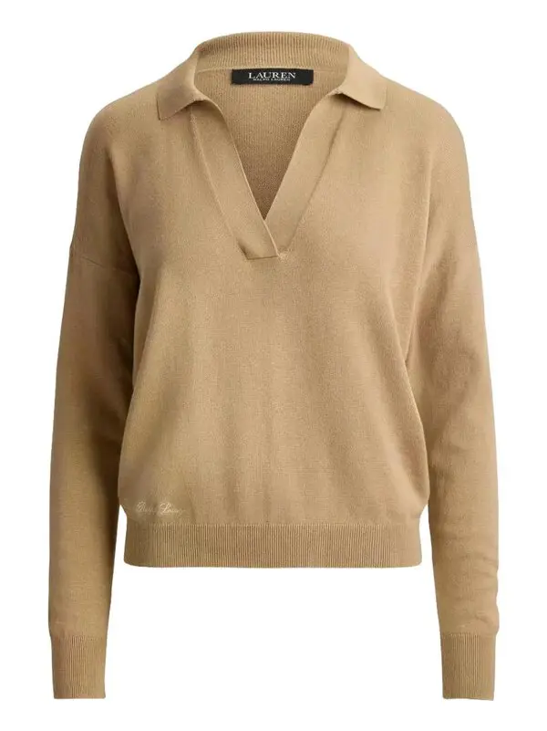Ralph Lauren Johnny Collar Sweater - Neutrals