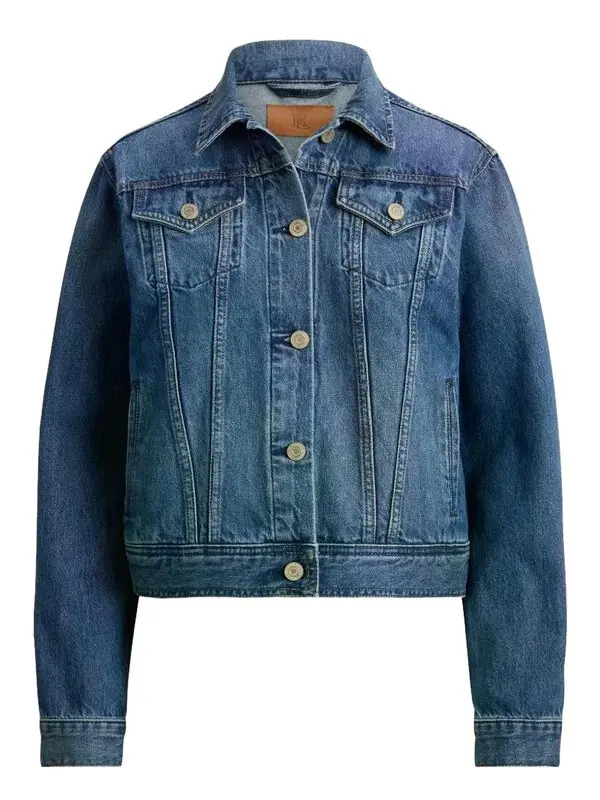 Ralph Lauren Cotton Denim Trucker Jacket - Blue
