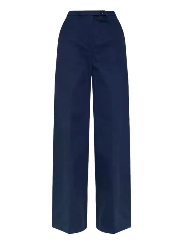 Emporio Armani Wide-leg Trousers - Blue