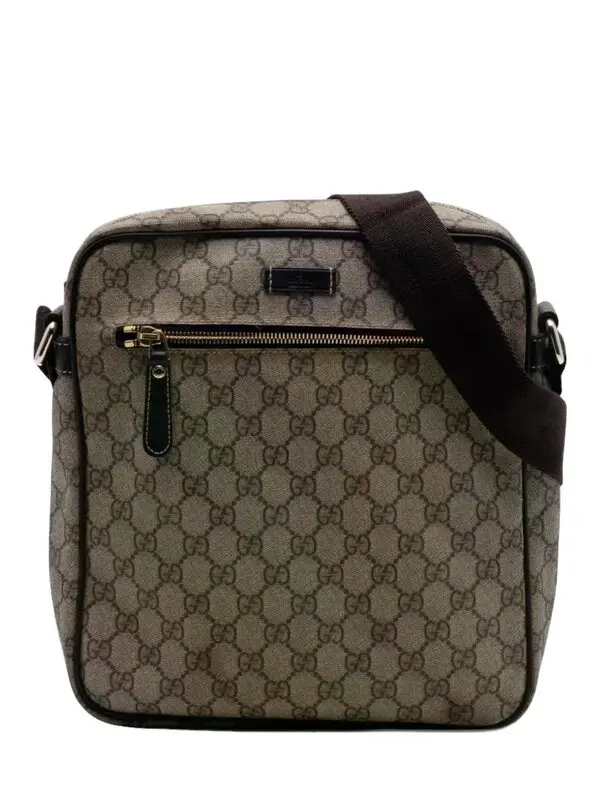 Gucci Gg Supreme Crossbody Bag - Neutrals