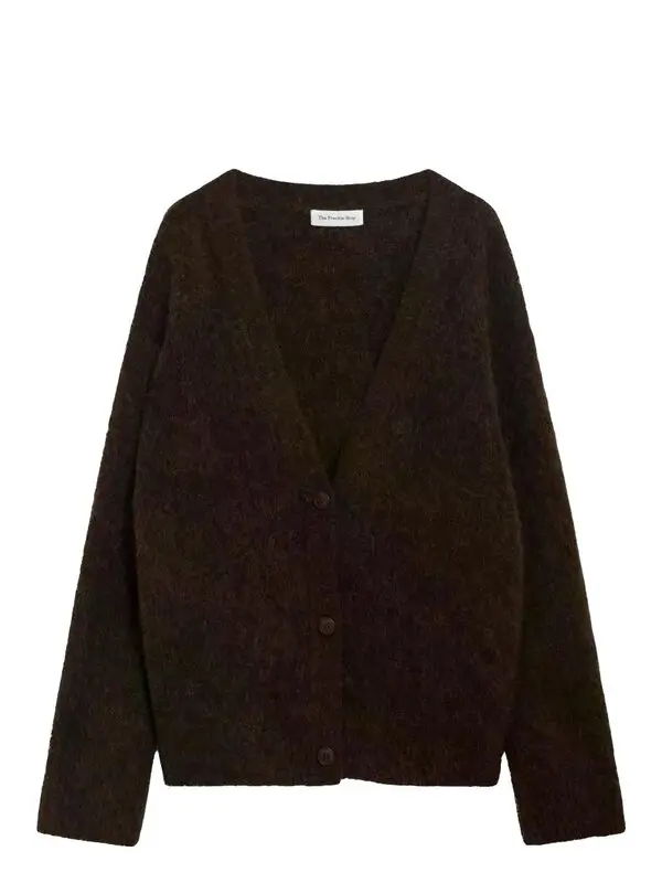 THE FRANKIE SHOP Elland Oversized Cardigan - Brown