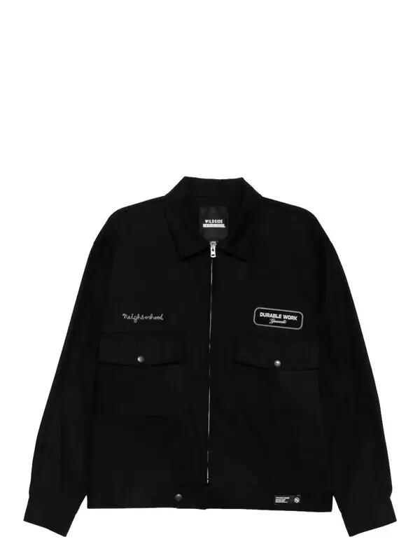Yohji Yamamoto Wildside X Neighborhood Zip Work Jacket - Black