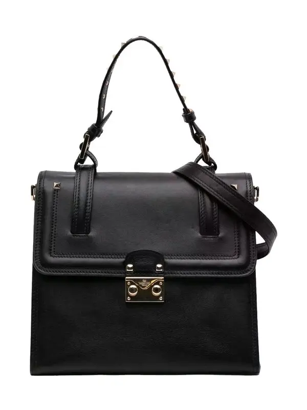 Valentino Garavani Rockstud Cabana Satchel - Black