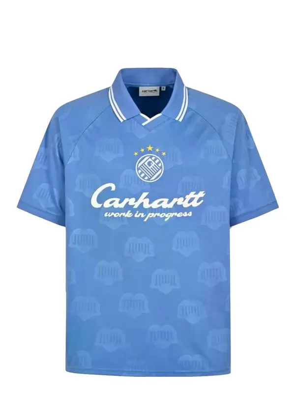Carhartt Work In Progress Terrace Football Short-sleeve T-shirt - Blue