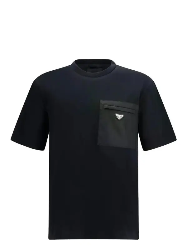 Prada Logo-appliqué T-shirt - Black