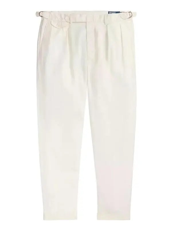 Polo Ralph Lauren Tapered Twill Trousers - White