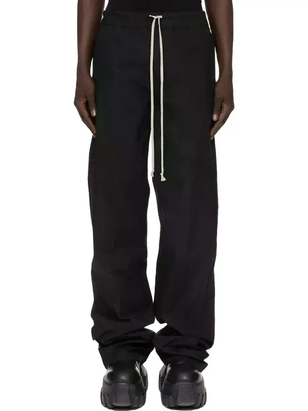 Rick Owens Dietrich Drawstring-waist Trousers - Black
