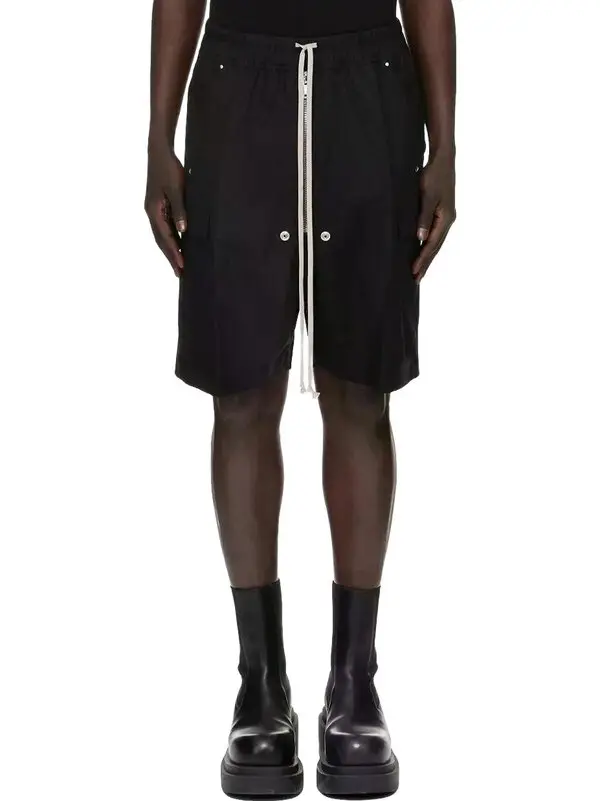 Rick Owens Cargo Shorts - Black