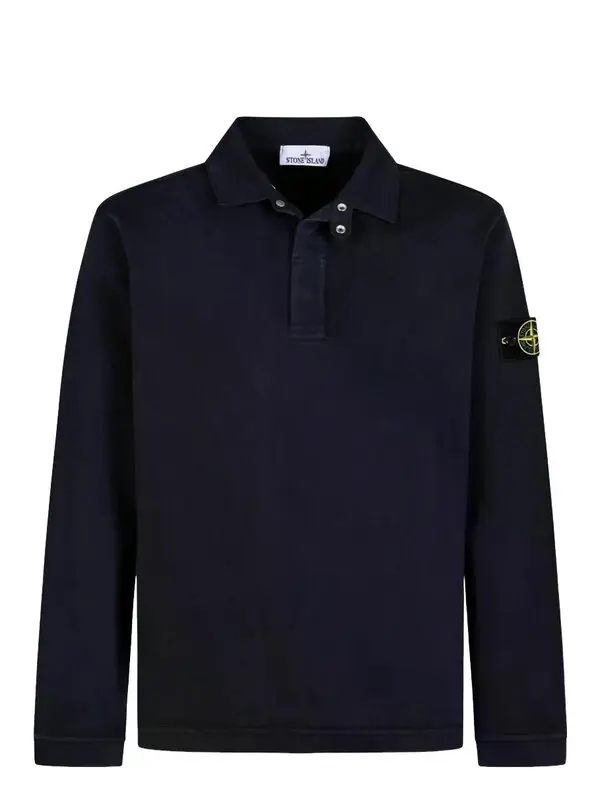 Stone Island 6100001 Logo-patch Polo Shirt - Blue