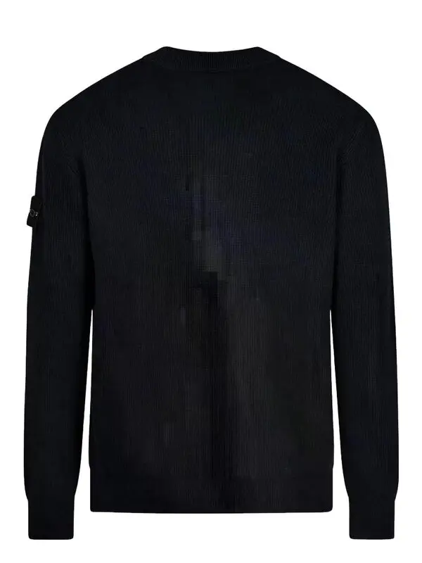 Stone Island Crew Neck Long Sleeve Sweater - Blue