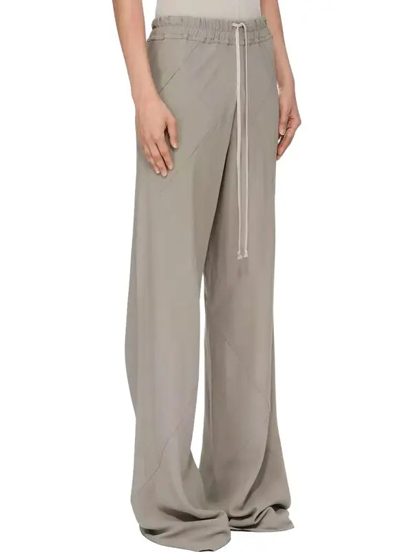 Rick Owens Drawstring Wide-leg Trousers - Grey