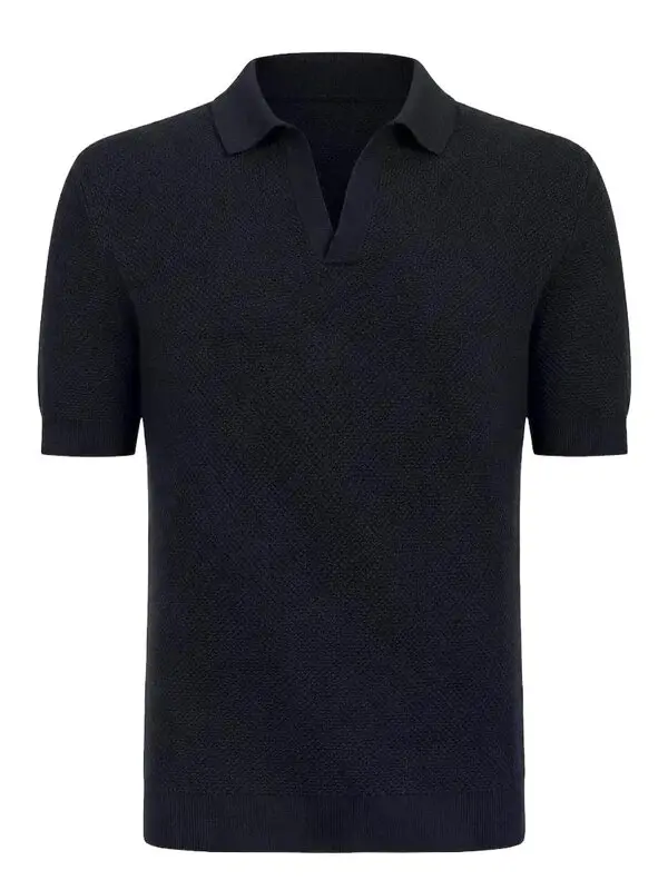 Zegna Textured T-shirt - Blue