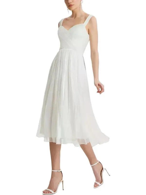 FRAMBOISE Arllen Midi Dress - White