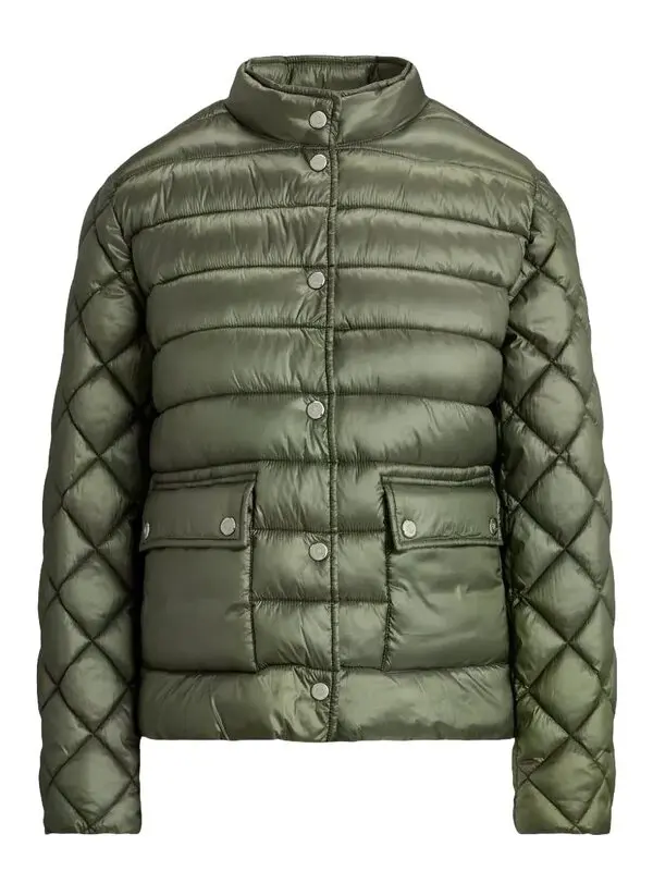 Ralph Lauren Quilted Mock-neck Jacket - Green