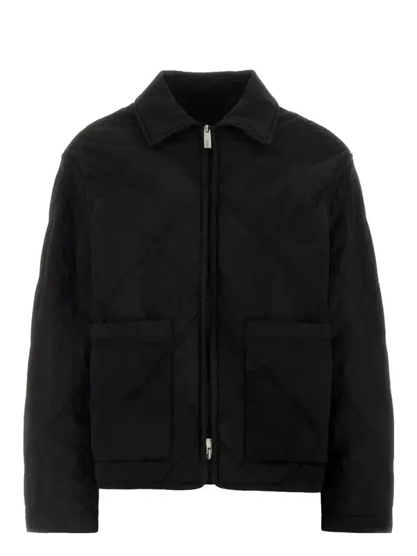 Herno Quilted Zip-up Jacket - Black