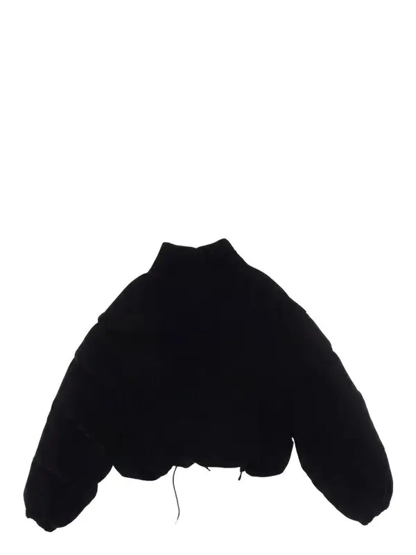 Prada Cropped Padded Jacket - Black