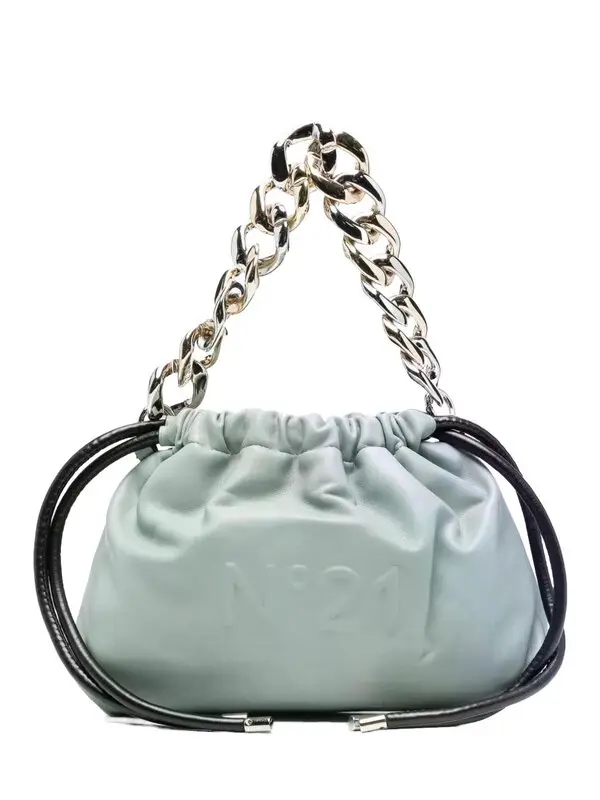 N°21 Eva Chain-link Shoulder Bag - Blue