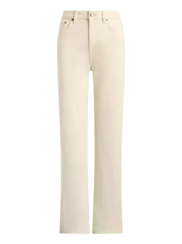 Ralph Lauren High-rise Straight-leg Jeans - Neutrals