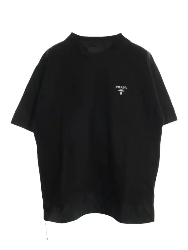 Prada 2000s Logo-print T-shirt - Black