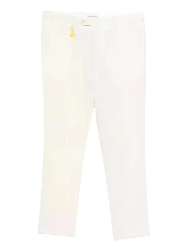 MANUEL RITZ Belt Loops Trousers - Neutrals