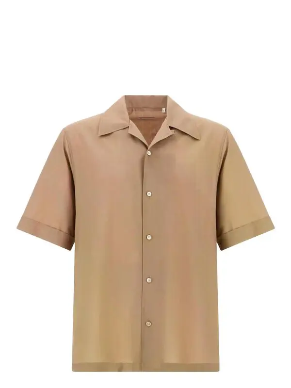 Herno Bowling-collar Shirt - Neutrals