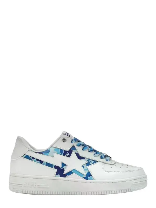 A BATHING APE Sta Icon Abc Camo Sneakers - White