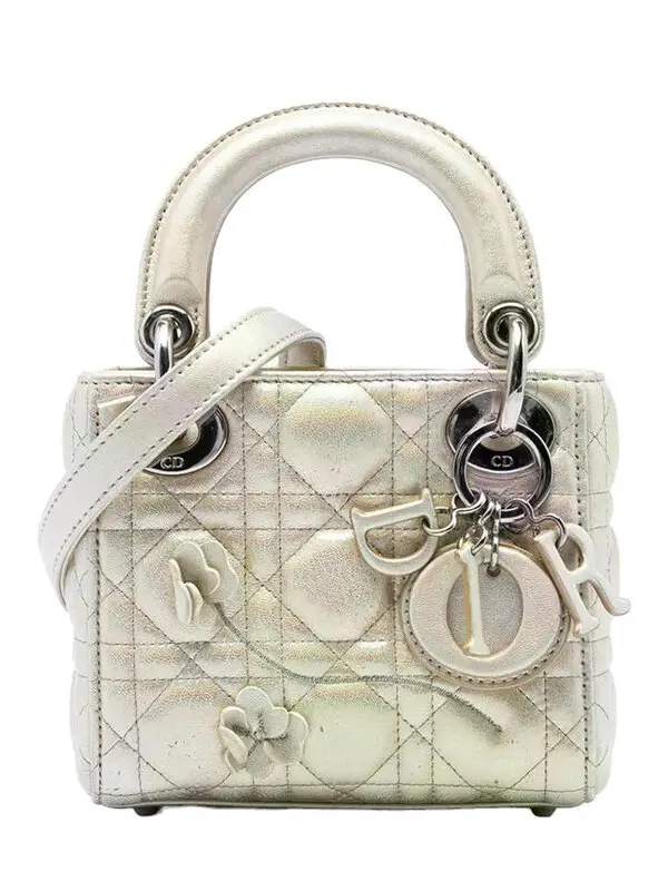 Dior Micro Lady Satchel - Gold