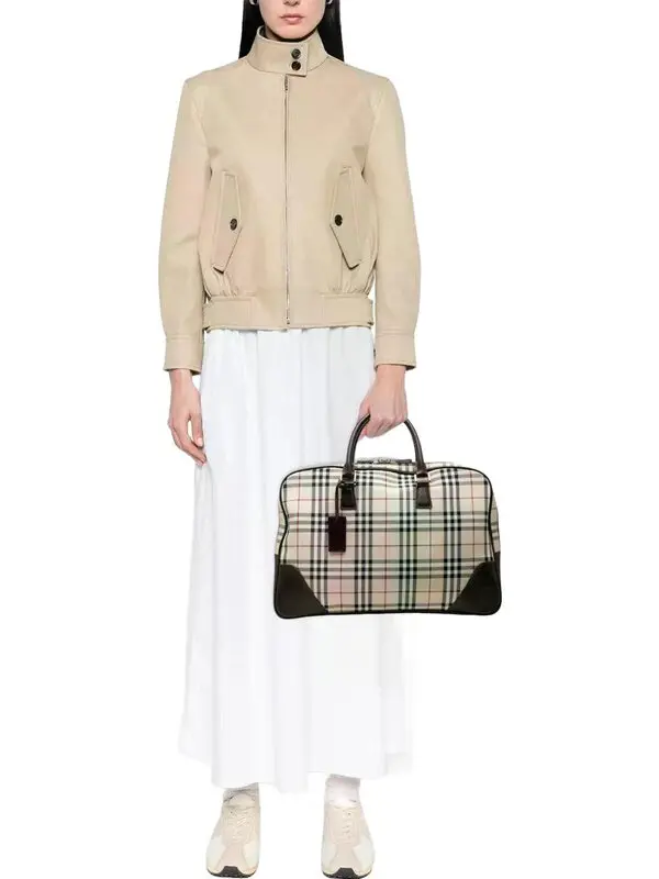 Burberry House Check Canvas Travel Bag - Neutrals