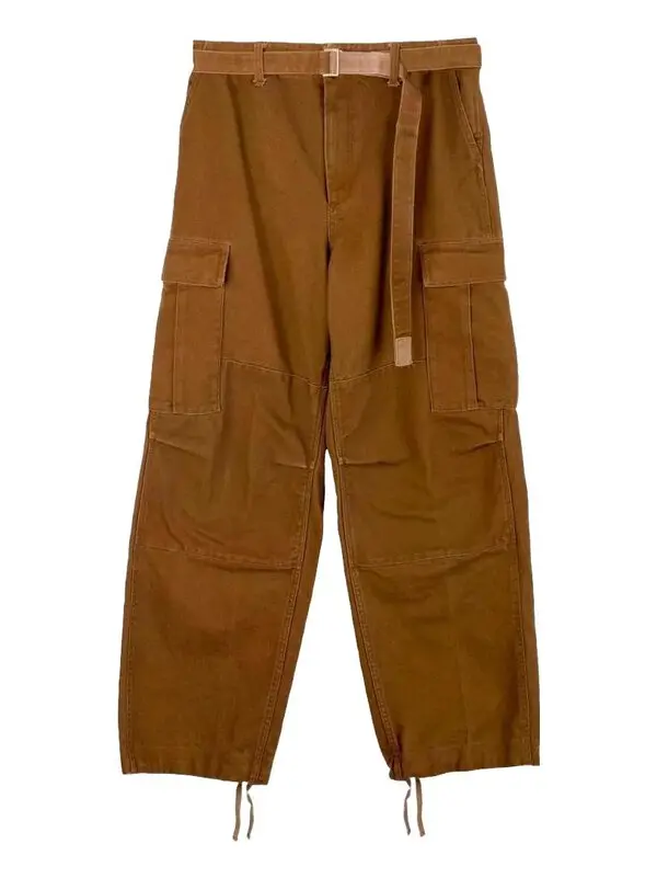 Sacai X Carhartt Wip Belted Cargo Pants - Brown