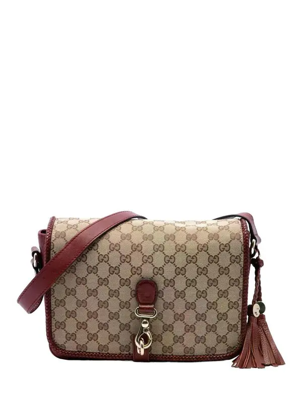 Gucci Gg Canvas Marrakech Crossbody Bag - Neutrals