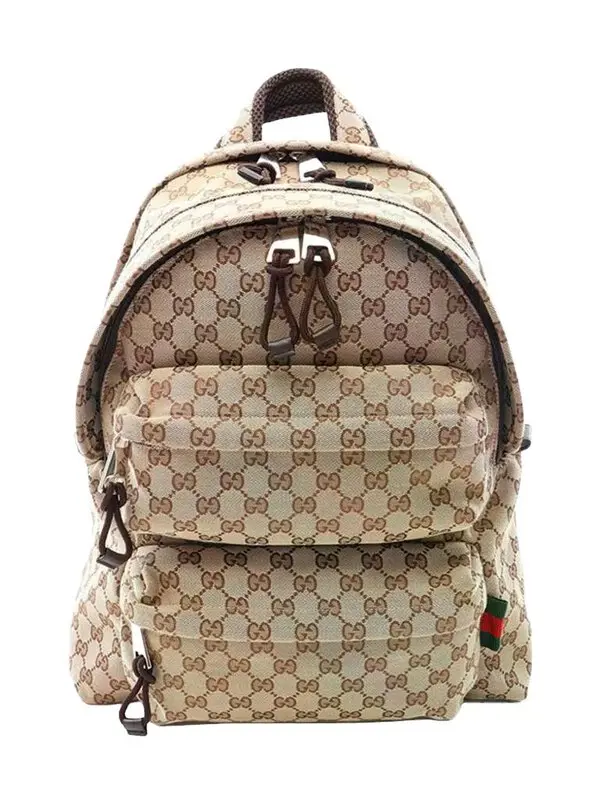 Gucci Gg Canvas Backpack - Neutrals