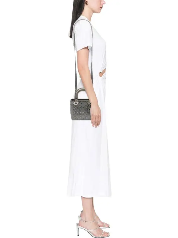 Dior 2019 Mini Lady Satchel - Grey