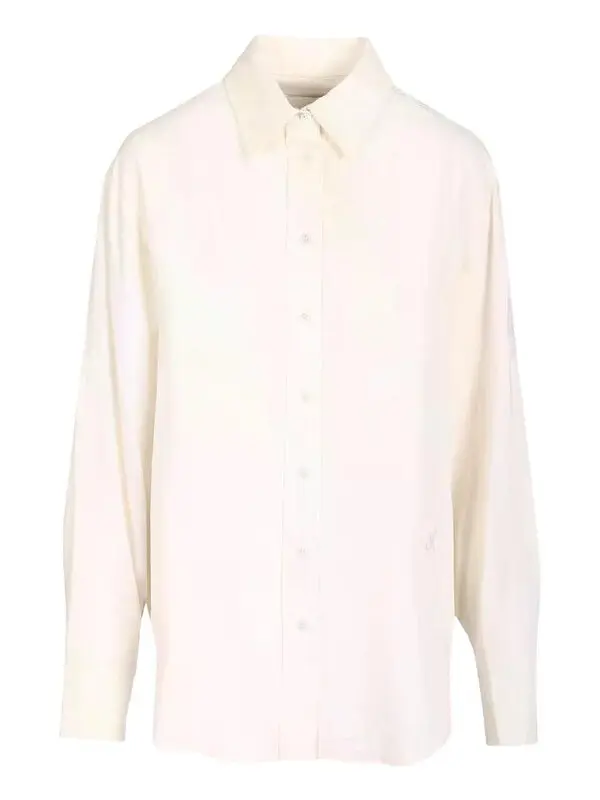 Isabel Marant Étoile M" Embroidered Long Sleeve Shirt - Neutrals