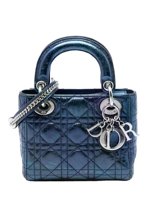Dior Mini Lady Satchel - Blue