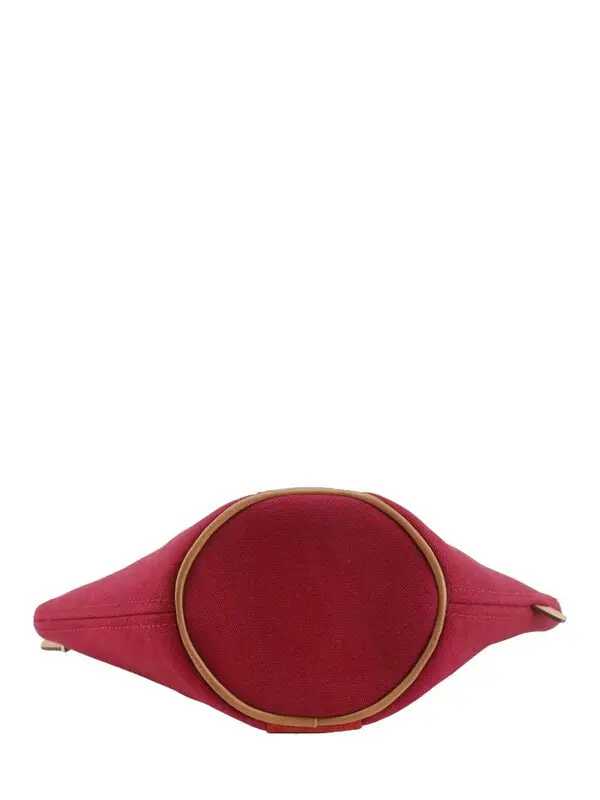 Hermès 2000-2026 Mini Toile Palmyre Pouch - Red
