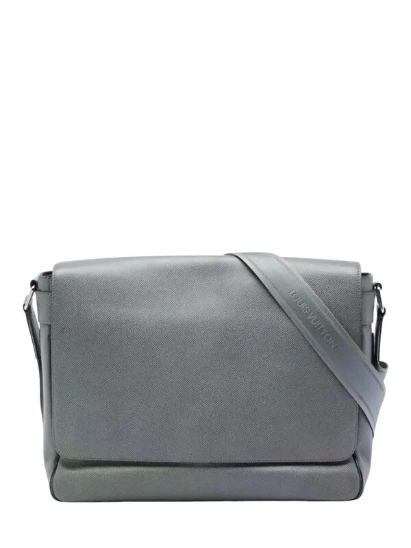 LOUIS VUITTON Taiga Roman Gm Crossbody Bag - Grey