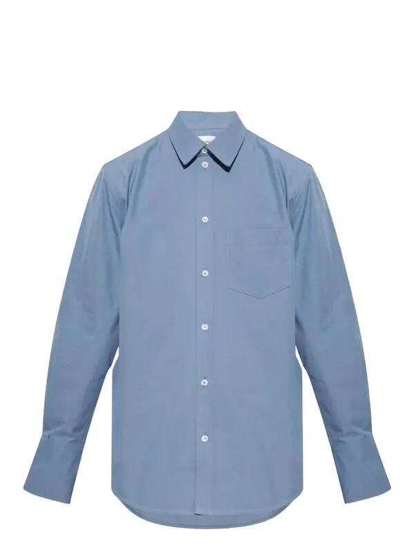 Victoria Beckham Long Cuff Shirt - Blue