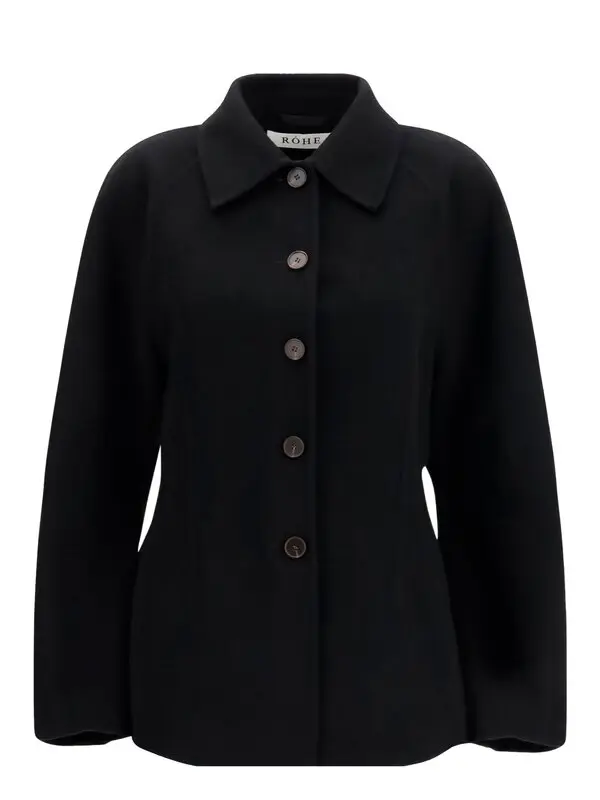 RÓHE Oversized Sleeve Jacket - Black